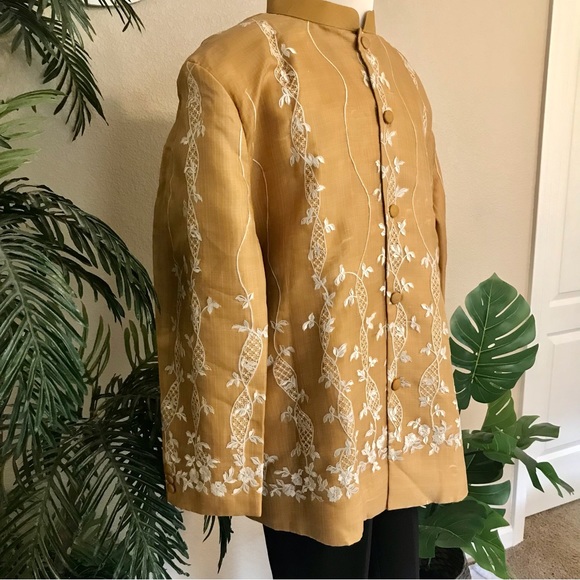 Jackets & Coats | Classy Coat Barong Tagalog In Pina Silk With Elegant ...